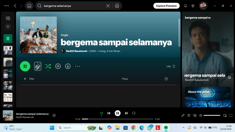 Bergema Sampai Selamanya Jadi Favorit Saya - Example